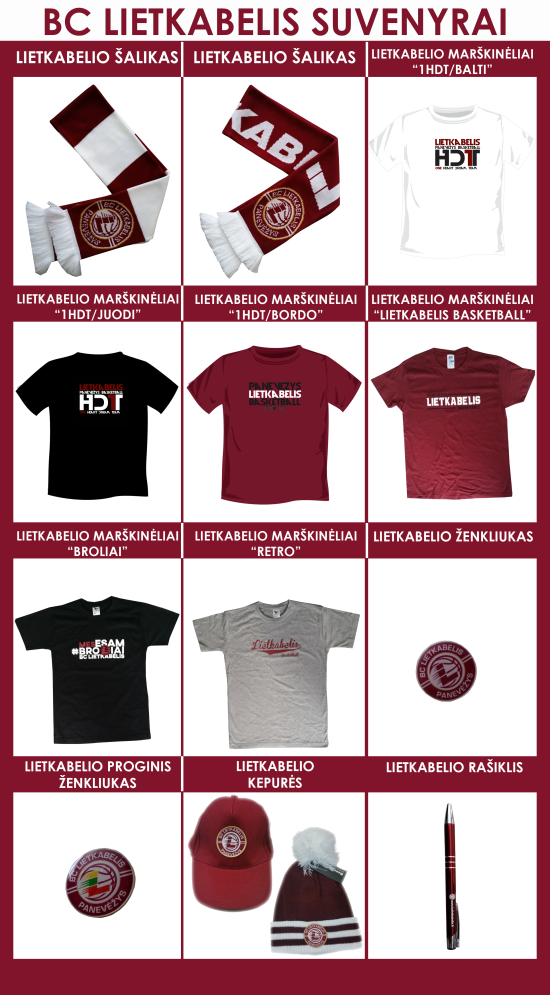 Merchandise – BC „Lietkabelis“